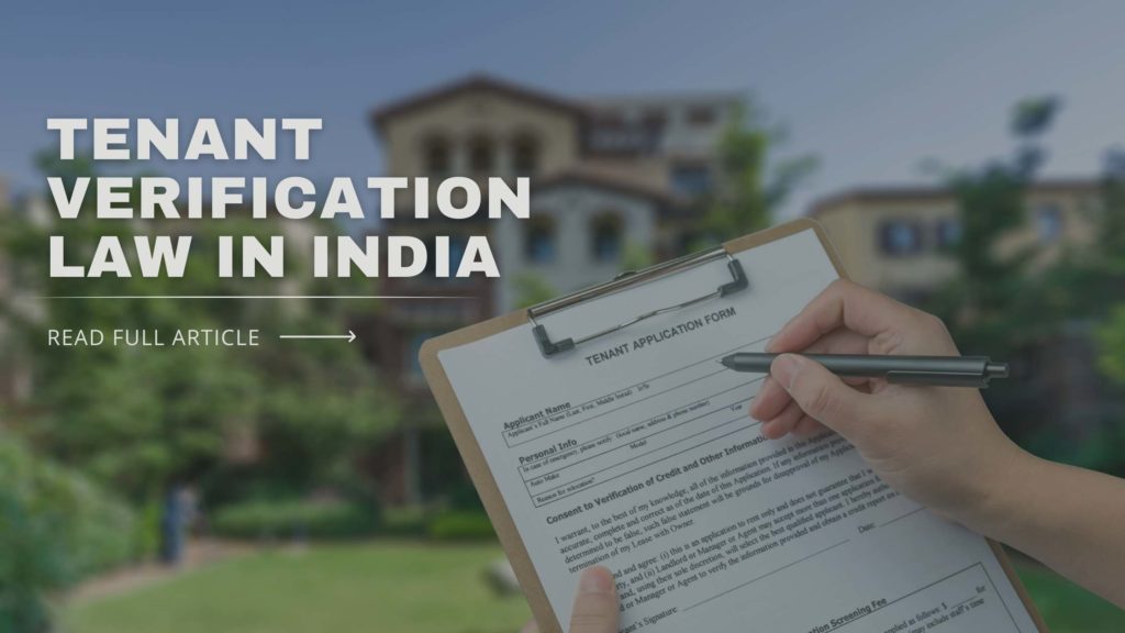 Tenant Verification Law In India - MIMO